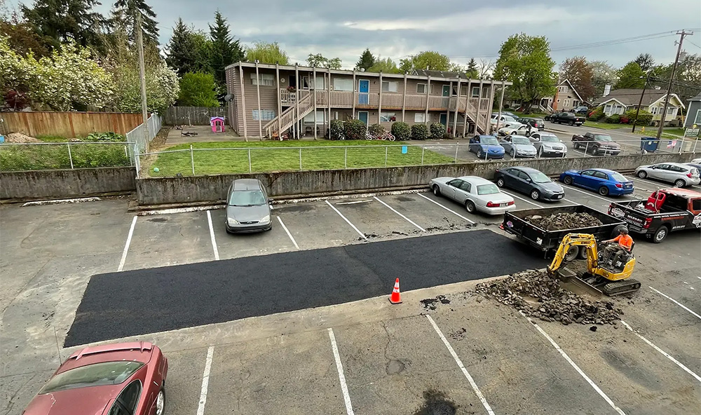 Cut Out and Replace Service in Albany, OR | Blackshot Sealcoating